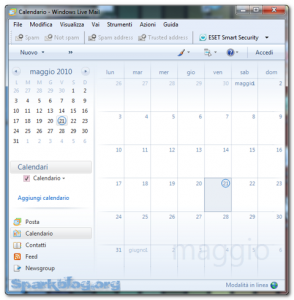 Calendario in Windows 7 - Dove sei finito? | Sparkblog.org